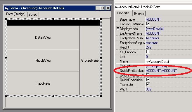 Modifying The Quickfind Lookup In The Saleslogix Lan Client Customer Fx